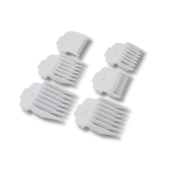 TPOB WHITE Guards Professional Hair Guides plastic combs for different ...