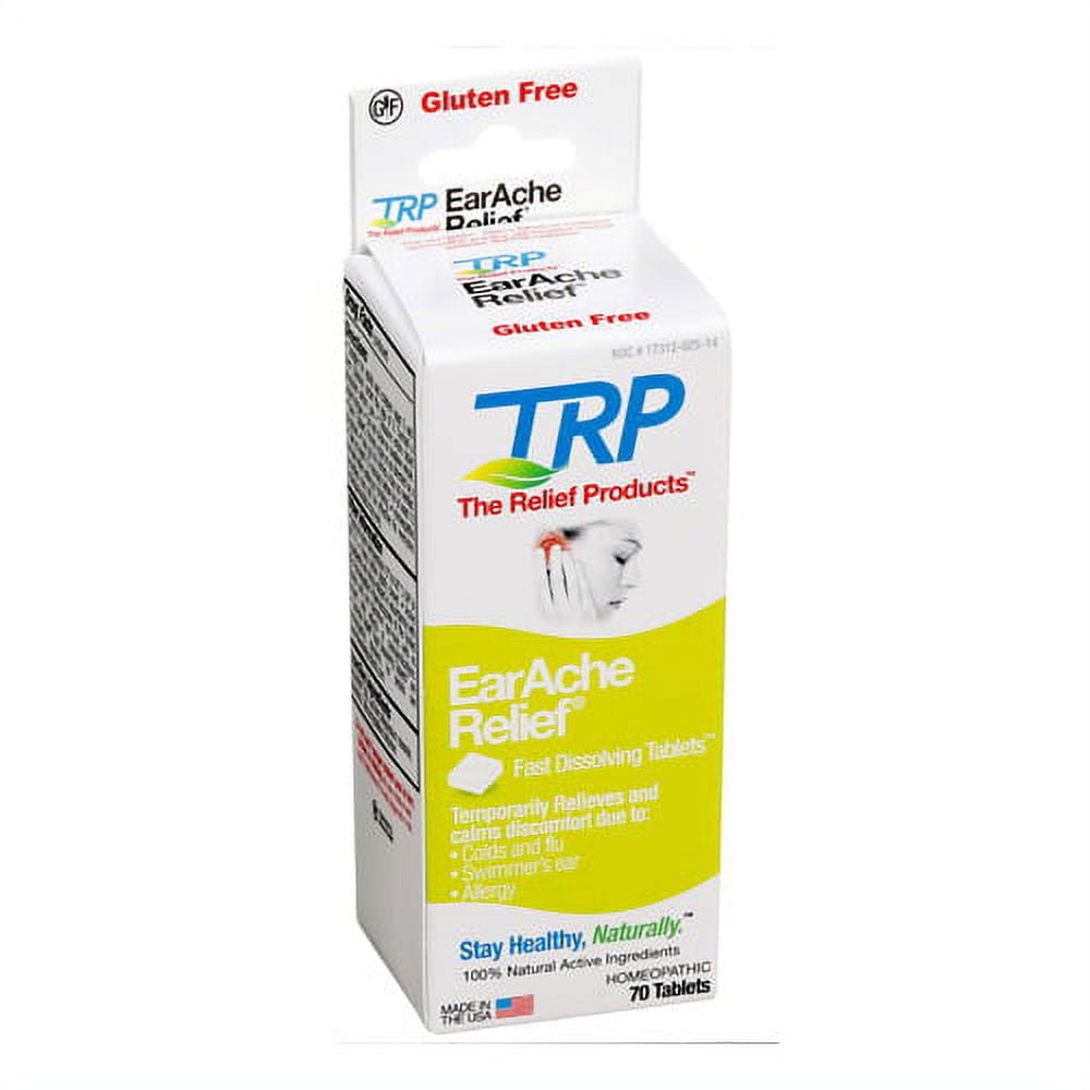 TPR Company Earache Relief Homeopathic Fast Dissolving Tablets - 70 Ea ...
