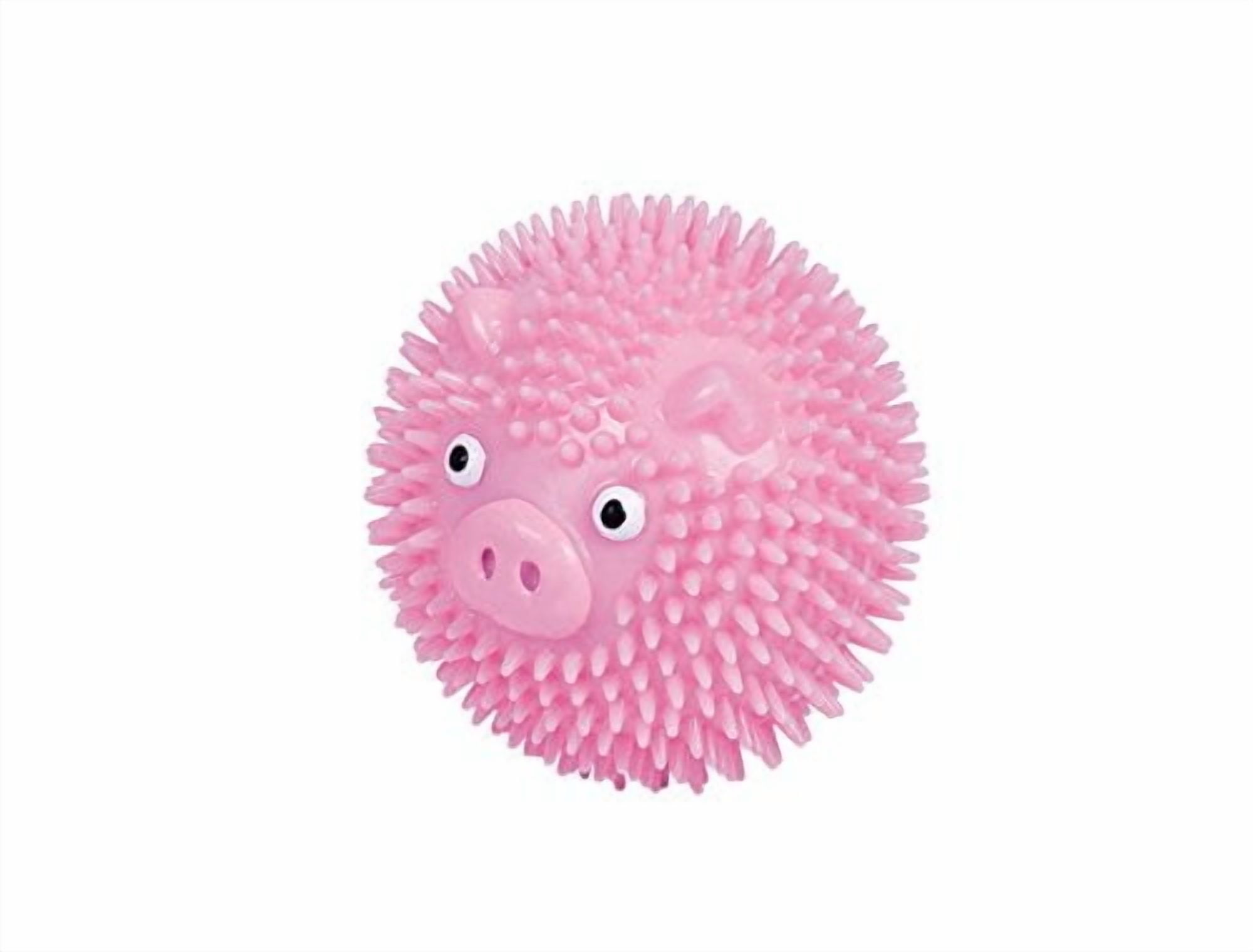 TPR Pig Spiky Ball, 6.5 cm, Pink - Walmart.com