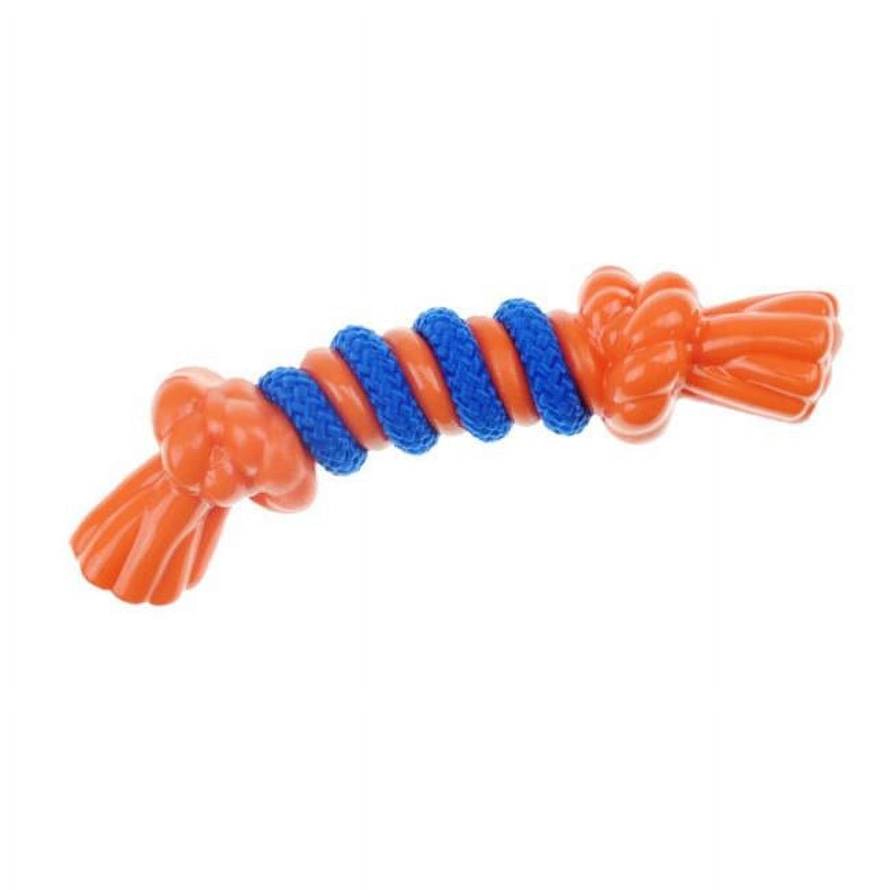 TPR & Rope Bone Toy, Orange - Small - Walmart.com