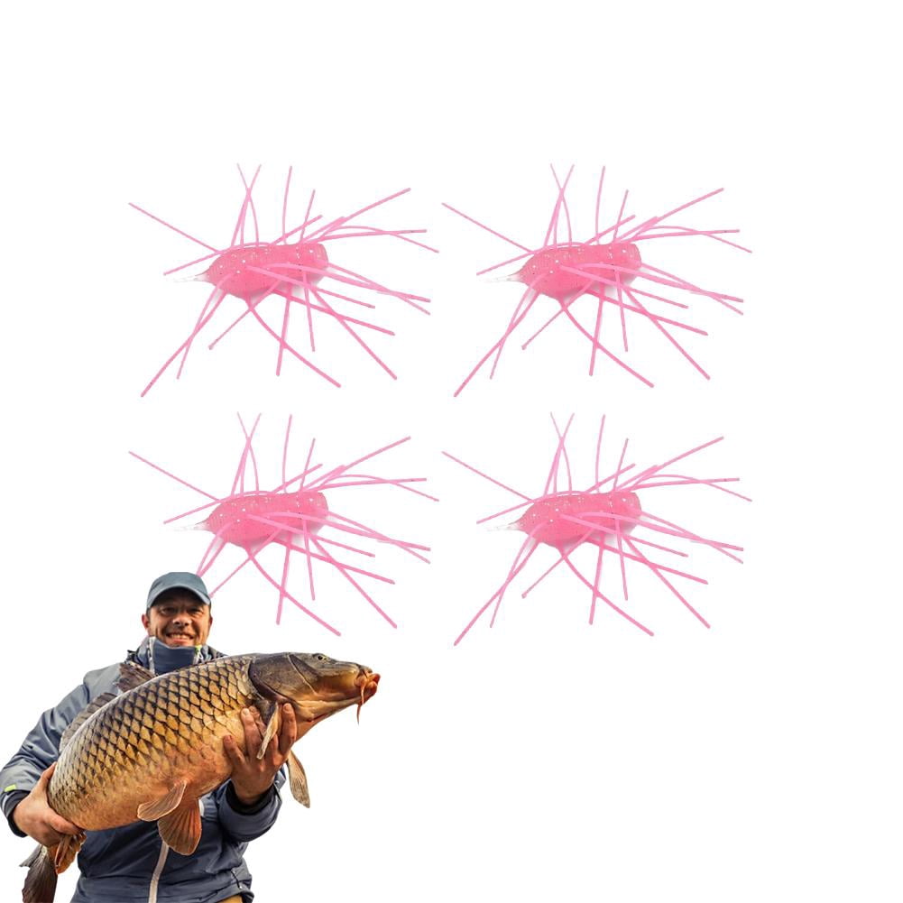 TPR Soft Fishing Lures with 400X Scent Diffusion, 2.4 inch Lifelike ...