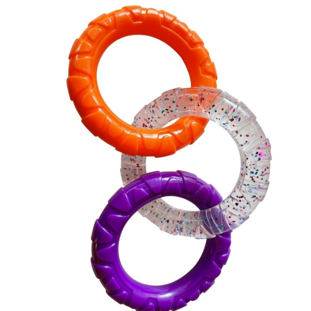 TPR3 Ring Dragging Dog Toy, Durable and Waterproof Dog Chewing Toy, Pet ...