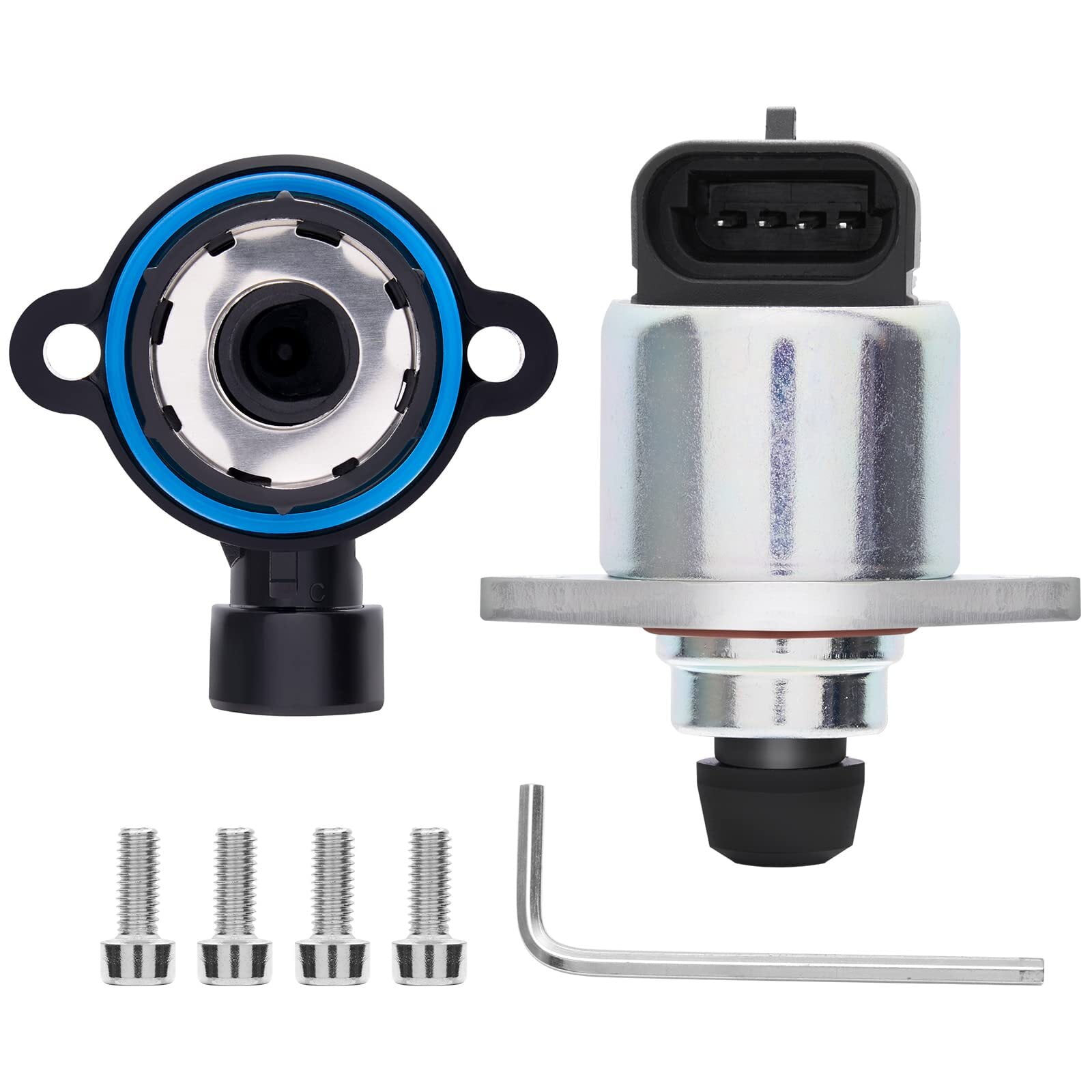 TPS Throttle Position Sensor and IAC Idle Air Control Valve IACV ...