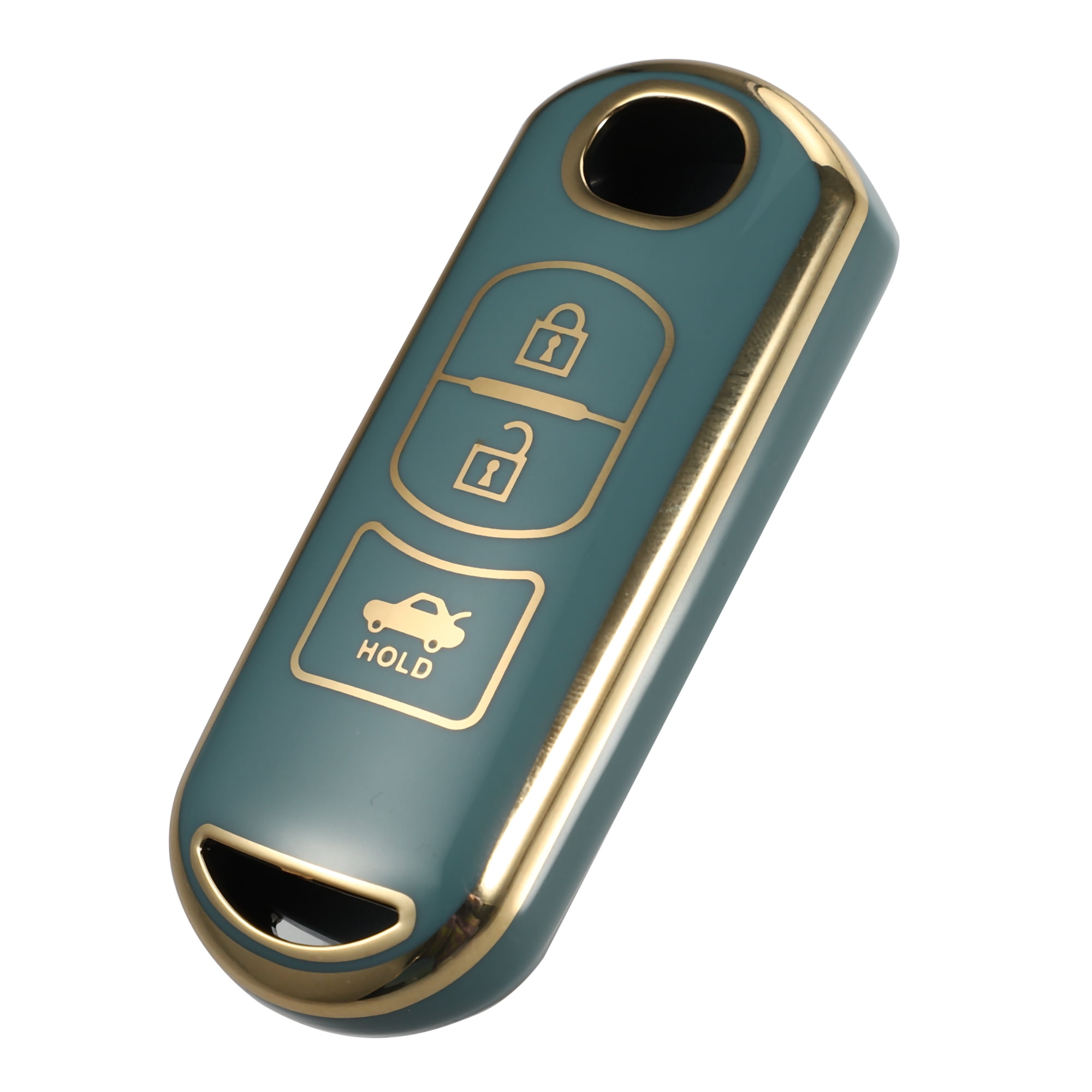 TPU 3 Button Keyless Entry Remote Cover Key Fob Cover Fit for Mazda 2 3 ...
