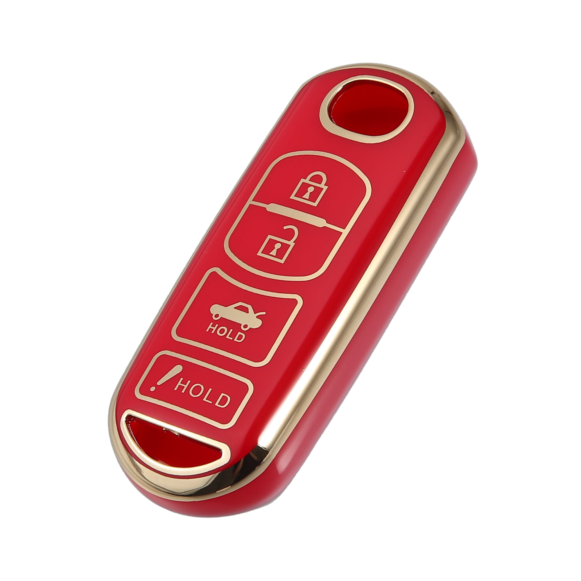 TPU 4 Button Keyless Entry Remote Cover Key Fob Cover for Mazda 3 2014 ...