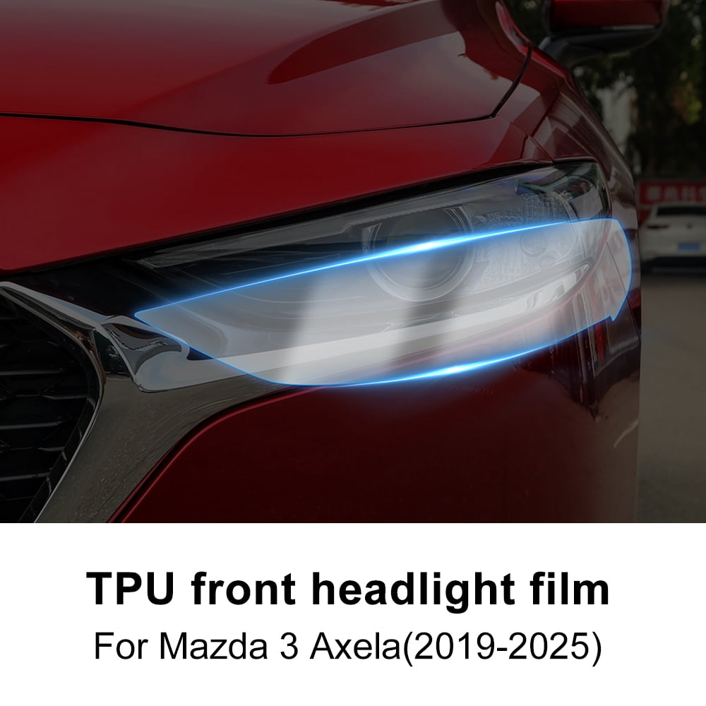 TPU Car Headlight Protective Film For Mazda 3 Axela BP 2019 2020 2021 ...