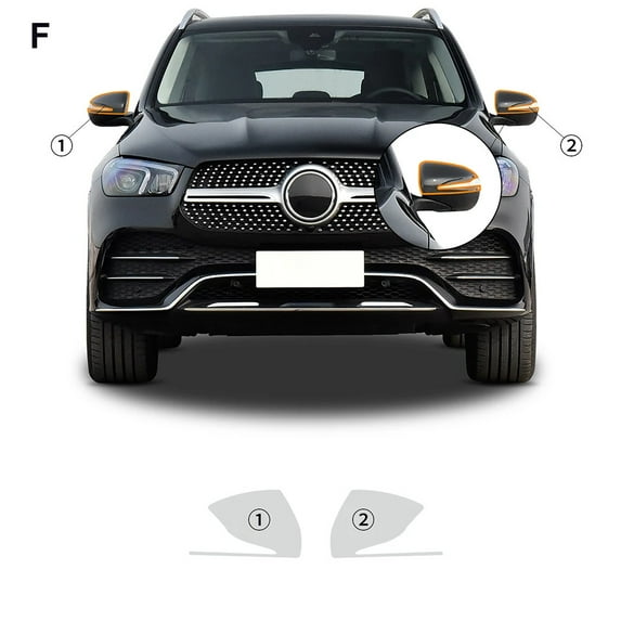 TPU Car Headlights PPF For Mercedes Benz GLE W167 Luxury 2024 Base 2020 ...