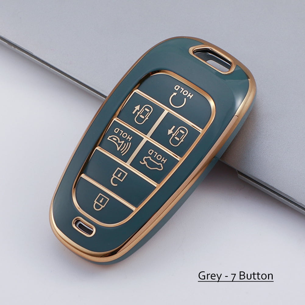 TPU Car Remote Key Case Cover Shell For Hyundai Tucson Santa Fe 2022 ...