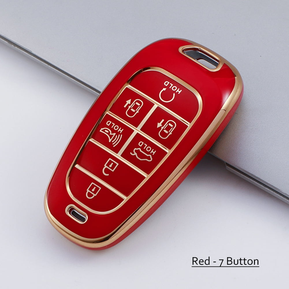 TPU Car Remote Key Case Cover Shell For Hyundai Tucson Santa Fe 2022 ...