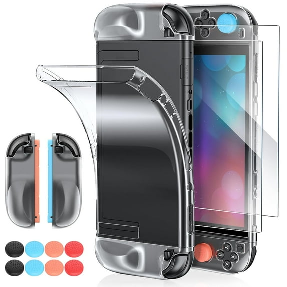 TPU Case for NS Switch 2, Separable Protective Cover for Switch 2 Joy ...
