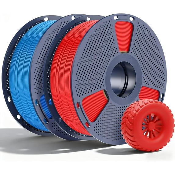 TPU Filament 1.75mm, 95A Flexible Printer Filament, Soft TPU 1kg Spool ...