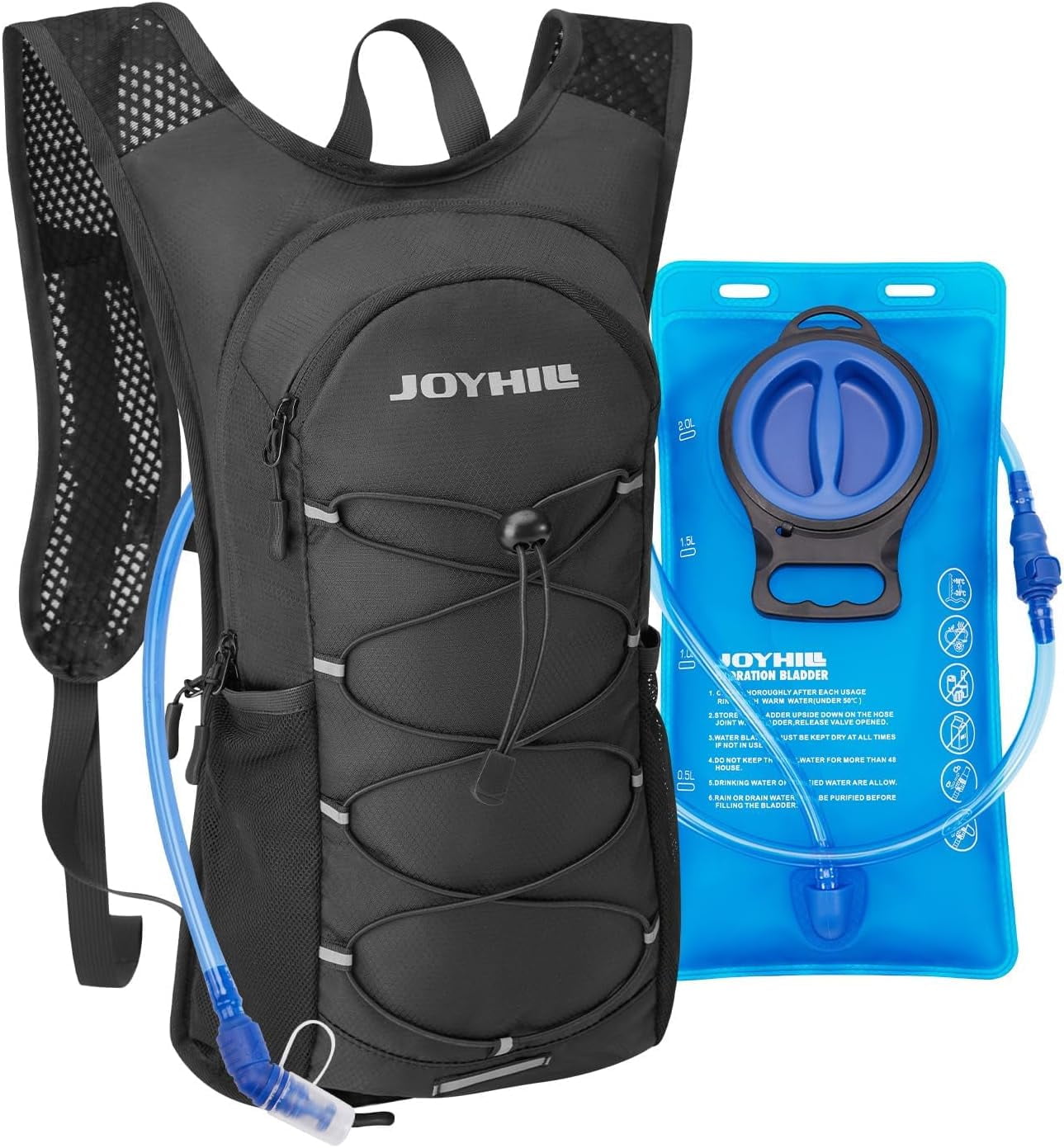 TPU Hydration Bladder,1.5L 2L 3L Water Bladder for Hiking Backpack BPA ...