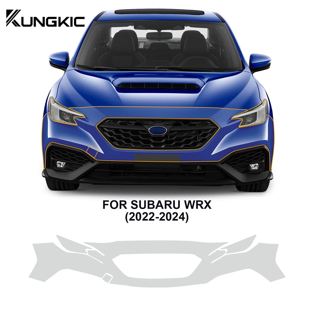 TPU Invisible Transparent Body Film for Subaru WRX 2022 2023 2024 Car ...