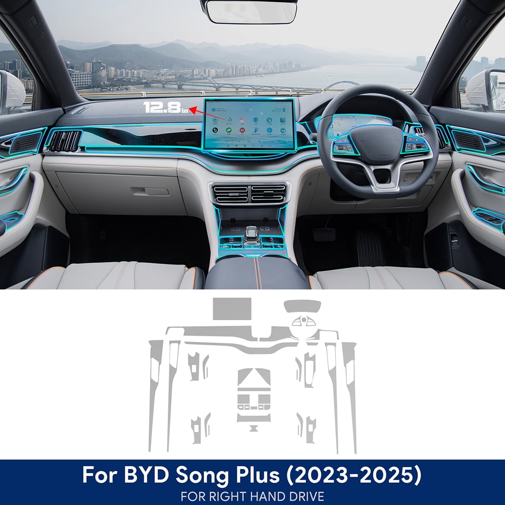 TPU Protection Film for BYD Seal U Sealion 6 Song Plus DM-i EV 2021 ...