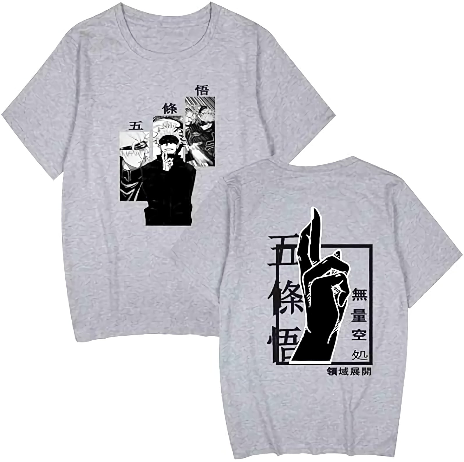 TPUABR Jujutsu Kaisen Gojo Satoru Men’s Black Short-Sleeve Performance ...