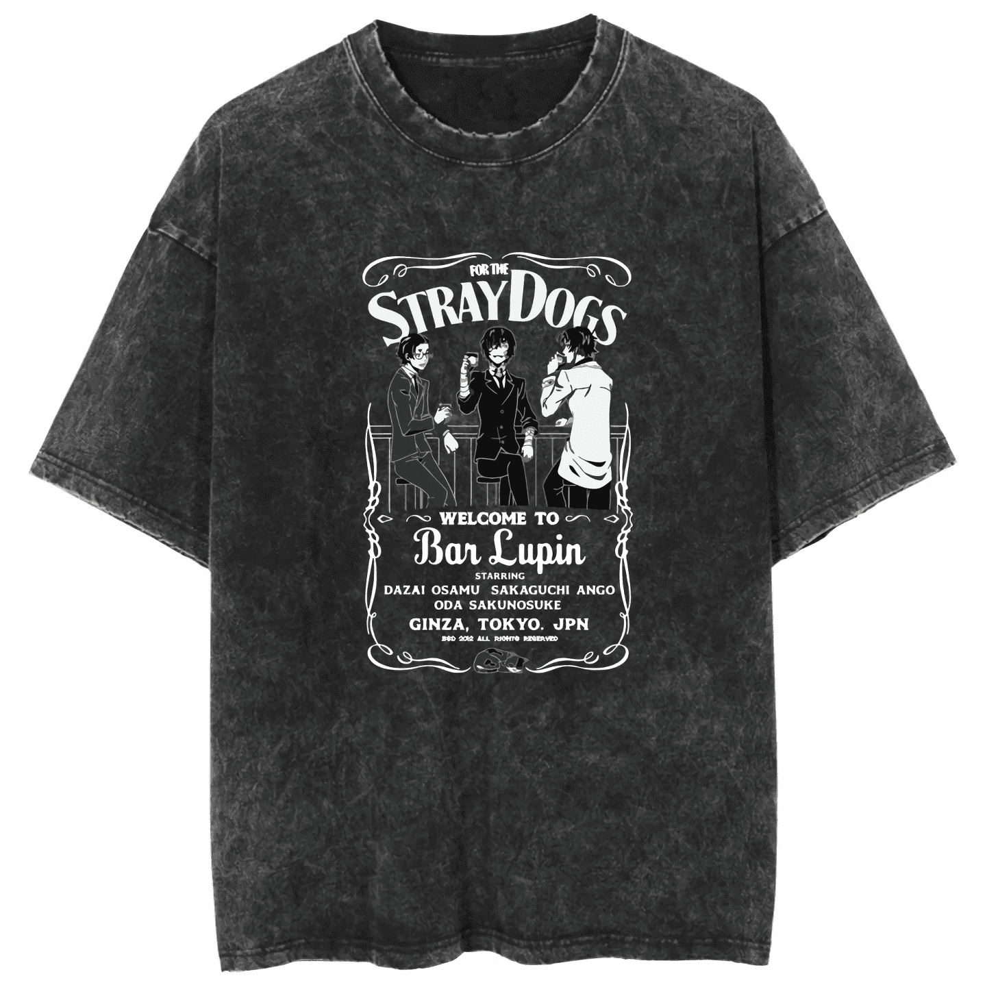 TPUABR Osamu Dazai Bungo Stray Dogs Anime Character Unisex Short Sleeve ...