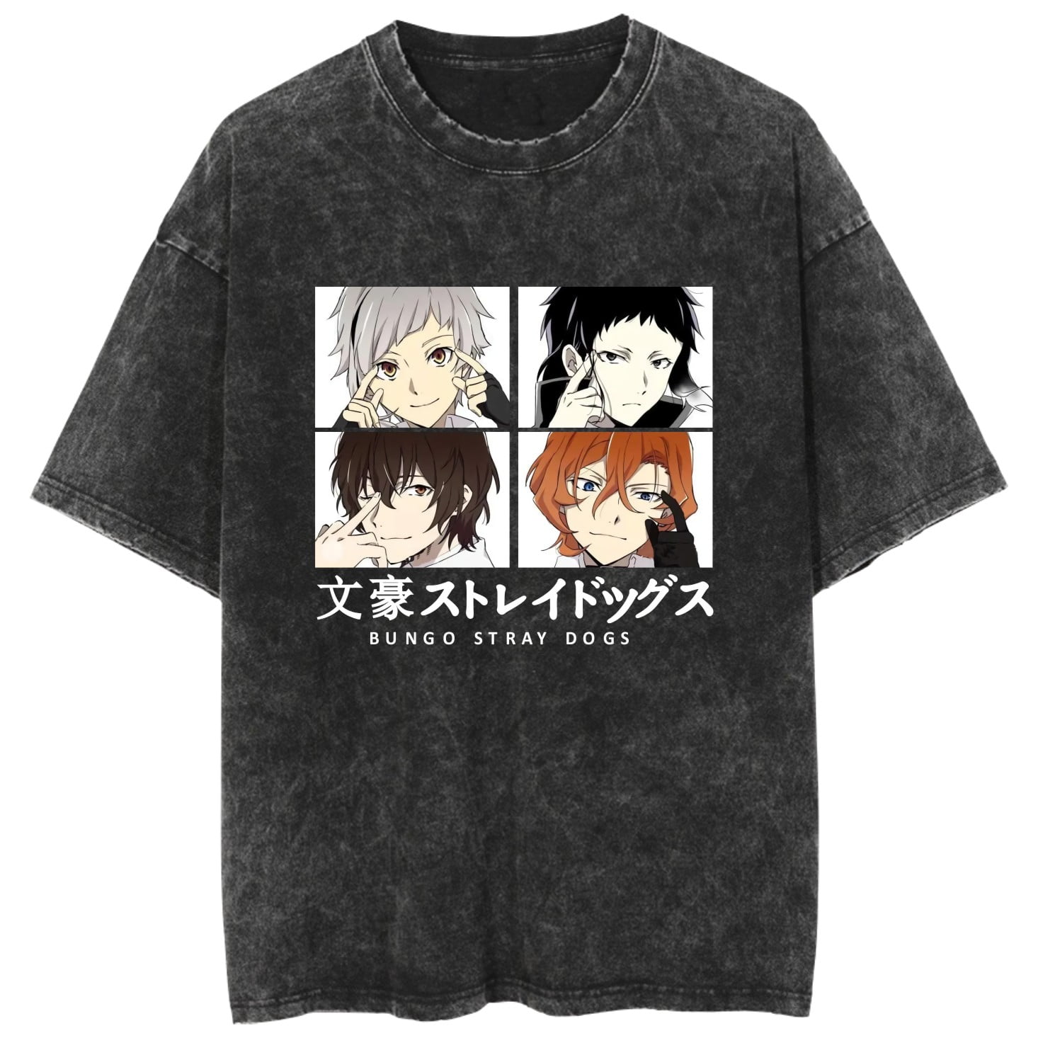 TPUABR Osamu Dazai Bungo Stray Dogs Anime Character Unisex Short Sleeve ...