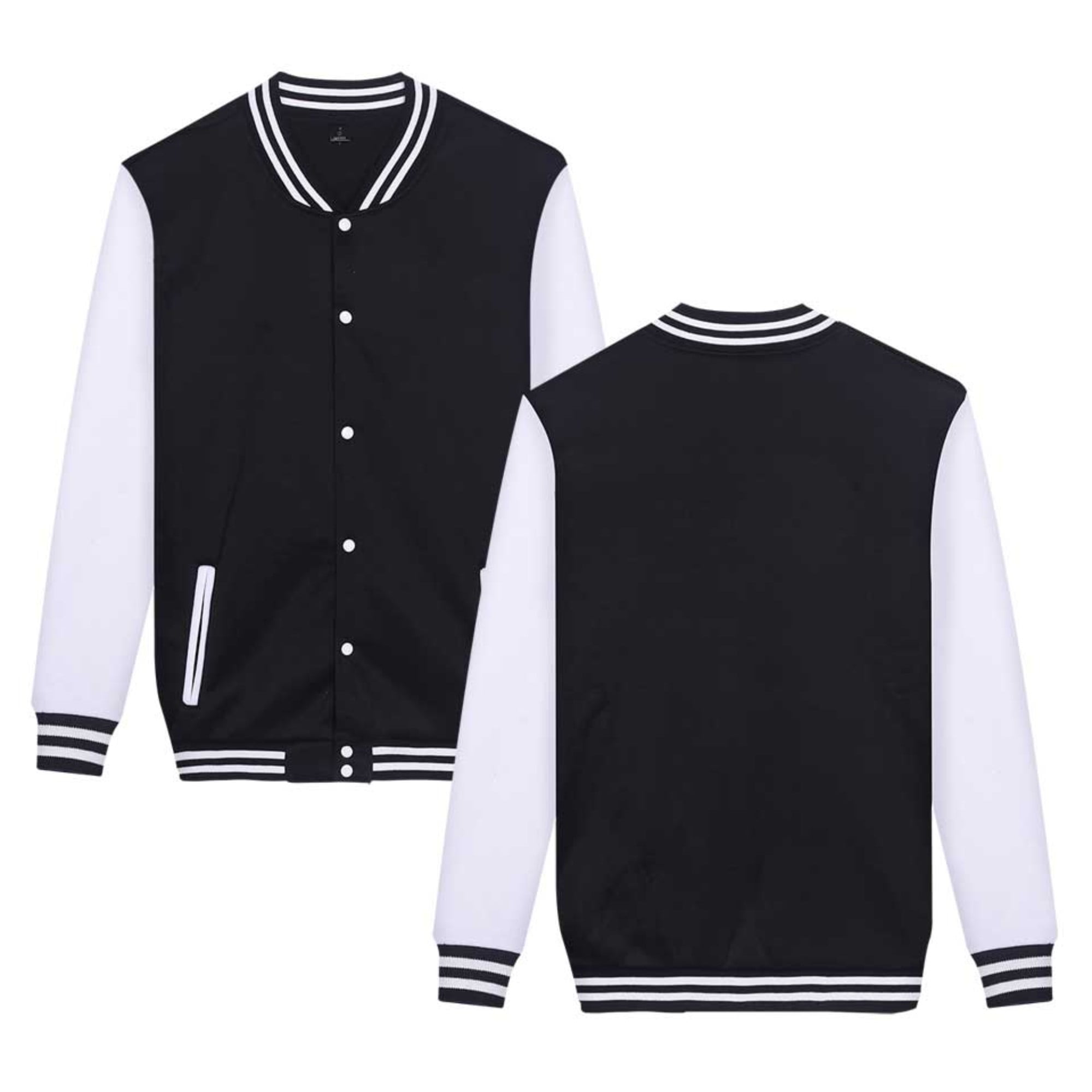 TPUABR Unisex Varsity Baseball Jacket Cotton Blend Letterman - Walmart.com