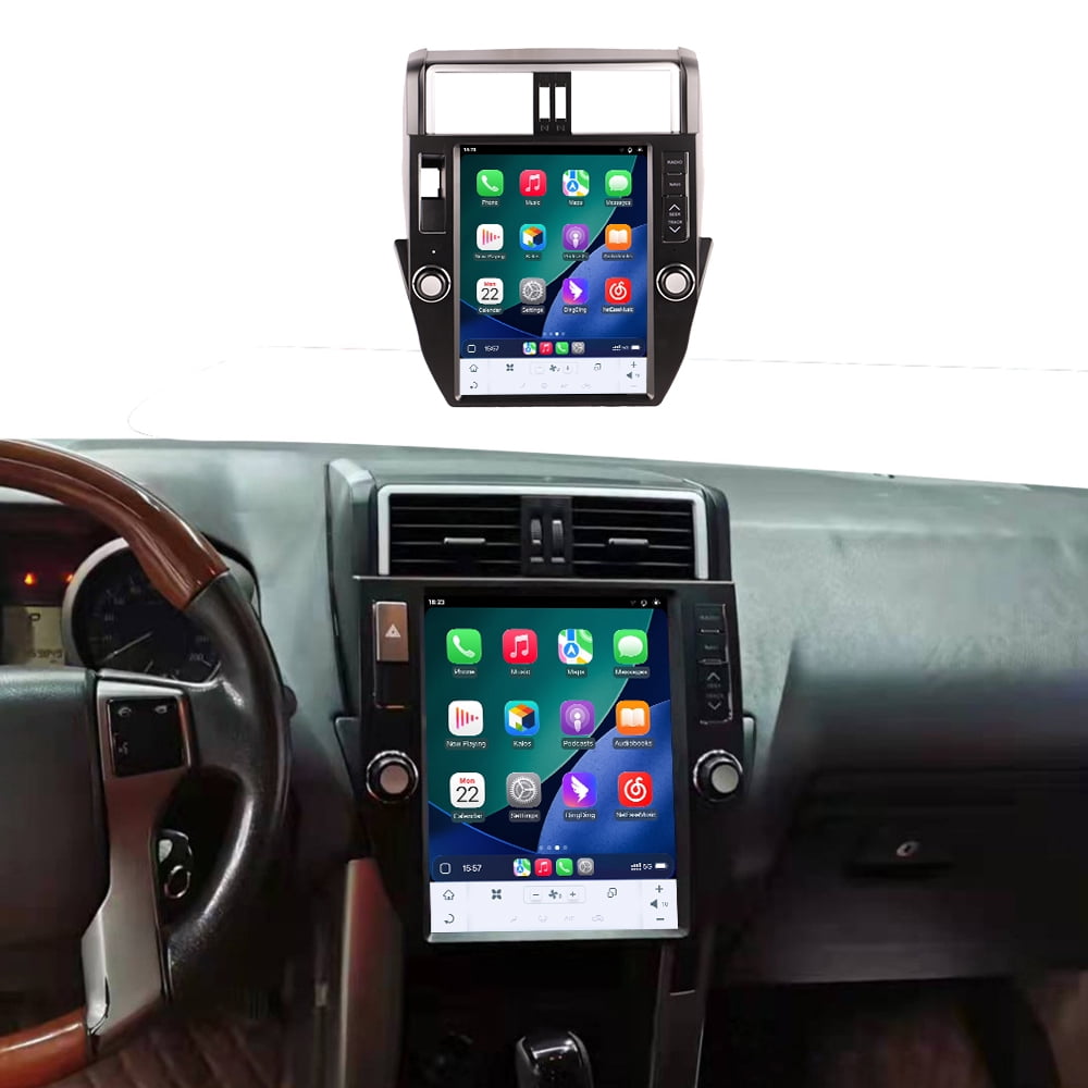 TPXINXIN 12.1 inch Car Radio for Toyota Prado 2010-2013 Android Auto ...