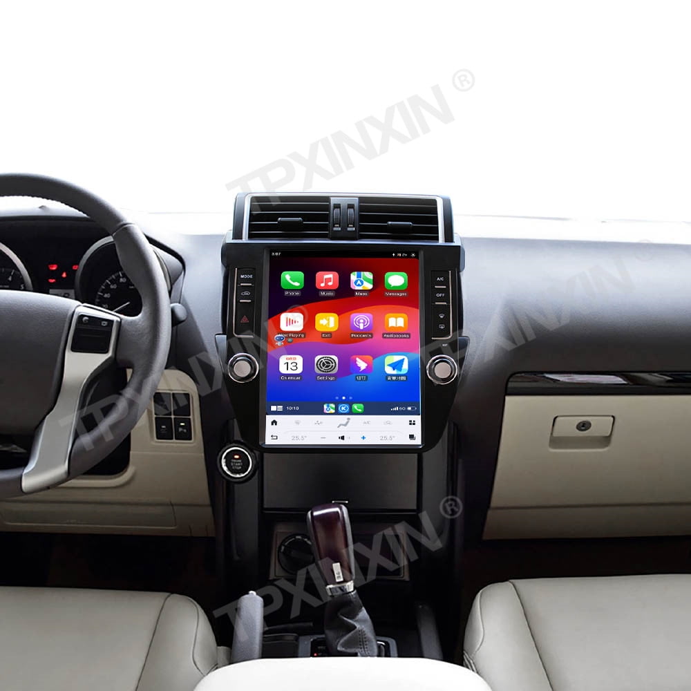 TPXINXIN 12.1 inch Tesla style screen car radio player for Toyota Prado ...