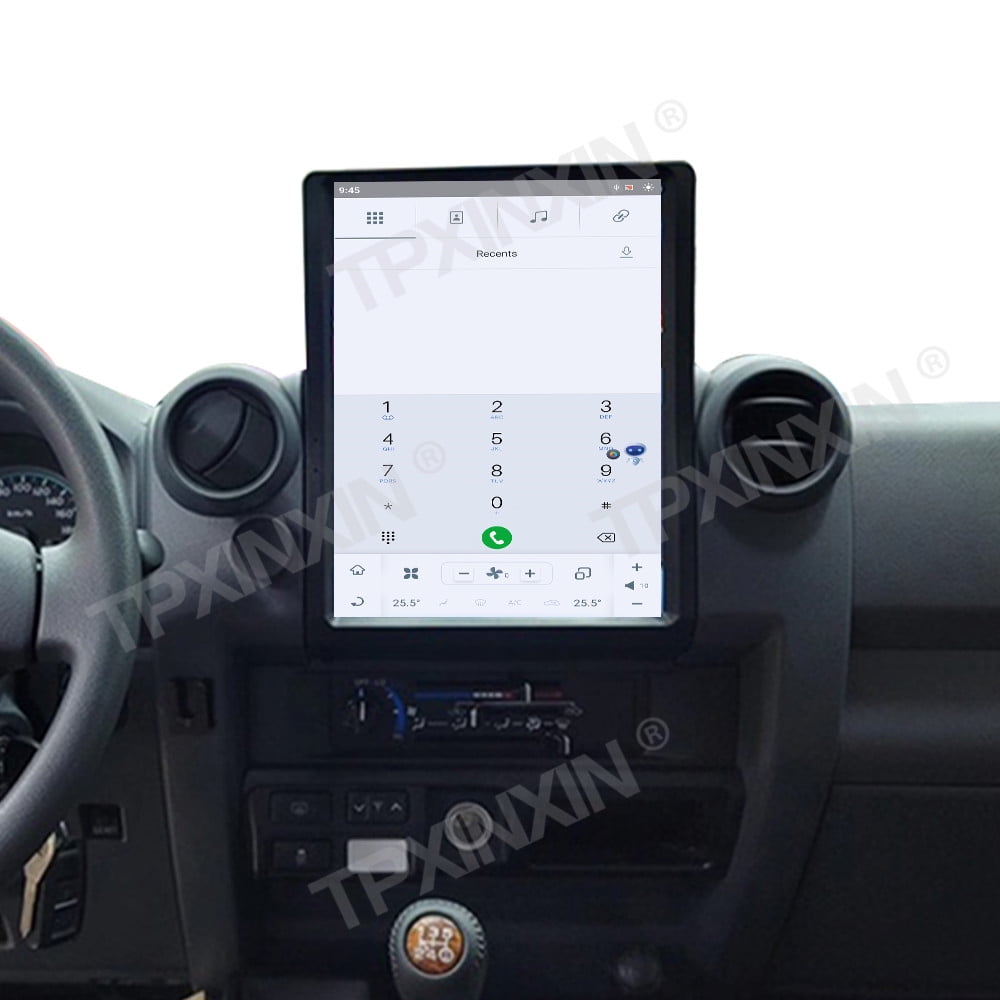 TPXINXIN 13 inch Tesla style screen car radio player for Toyota Land ...