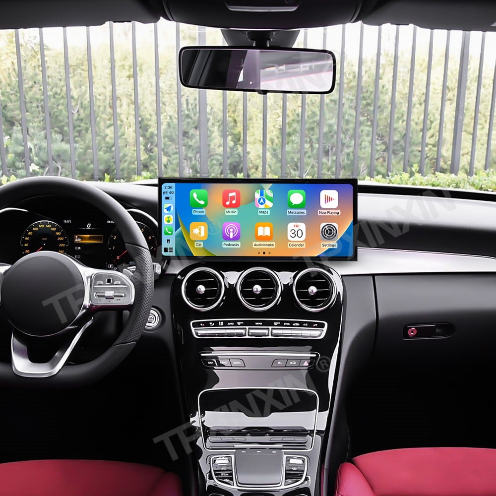 TPXINXIN 15.8 Inch Qualcomm Android 14 Carplay for Mercedes Benz C ...