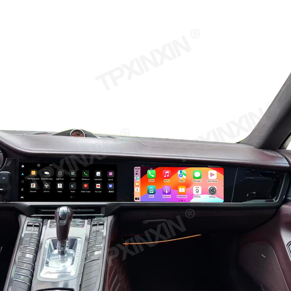 TPXINXIN Dual 12.3 inch Car Radio Android 13 For Porsche Panamera 2010 ...