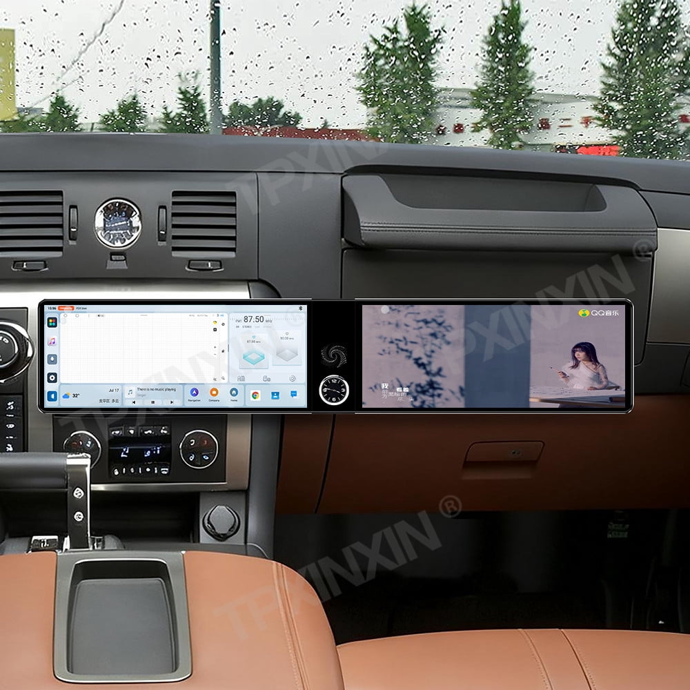 TPXINXIN Dual 12.3 inch Screen Car Radio For Hummer H2 2005-2012 ...