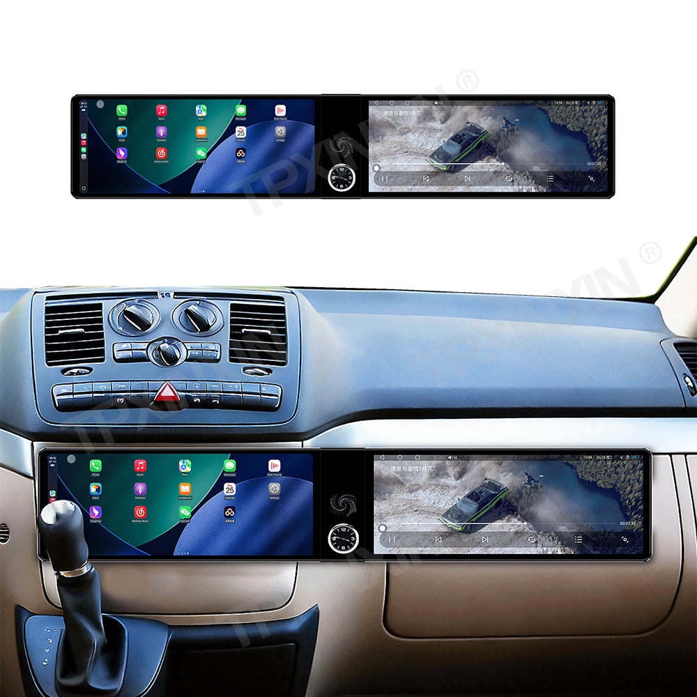 TPXINXIN Dual 12.3 inch Screen Car Radio For Mercedes Benz Vito/Viano ...