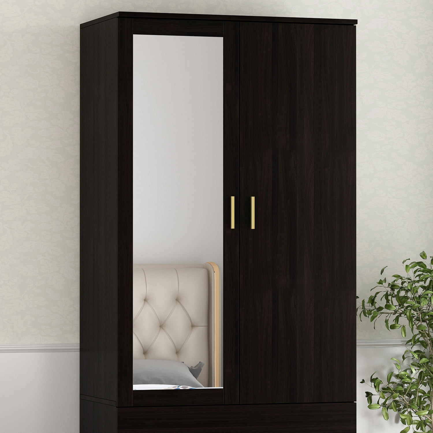 Wardrobe 2 door dark store