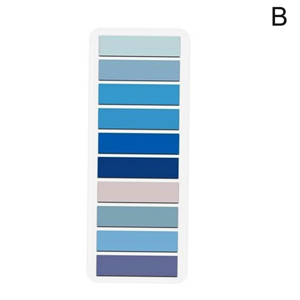 TQEHS Translucent Sticky Notes, 2.16" x 5.9", Blue Shades, 200 Pieces ...
