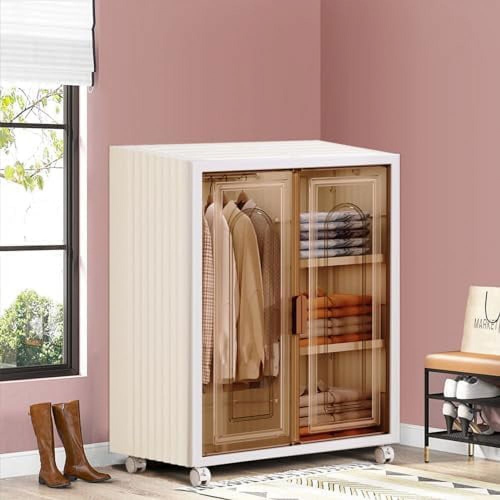 TQNLKGZ Portable Wardrobe Closet for Hanging Clothes Closets Bedroom ...