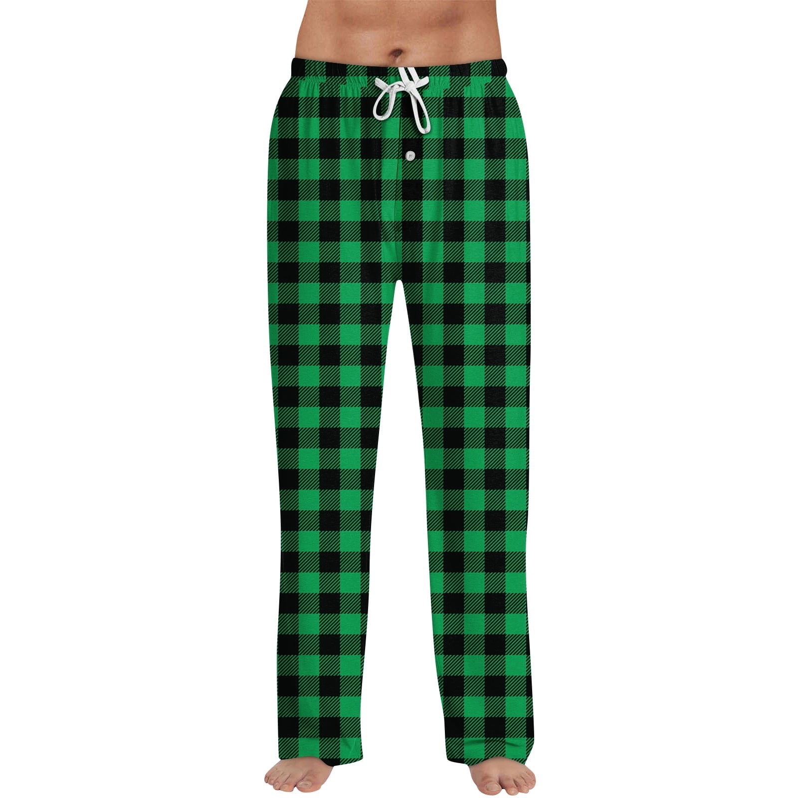 TQWQT Green Plaid Pants Women Plaid Comfy Matching Christmas Pants Big ...