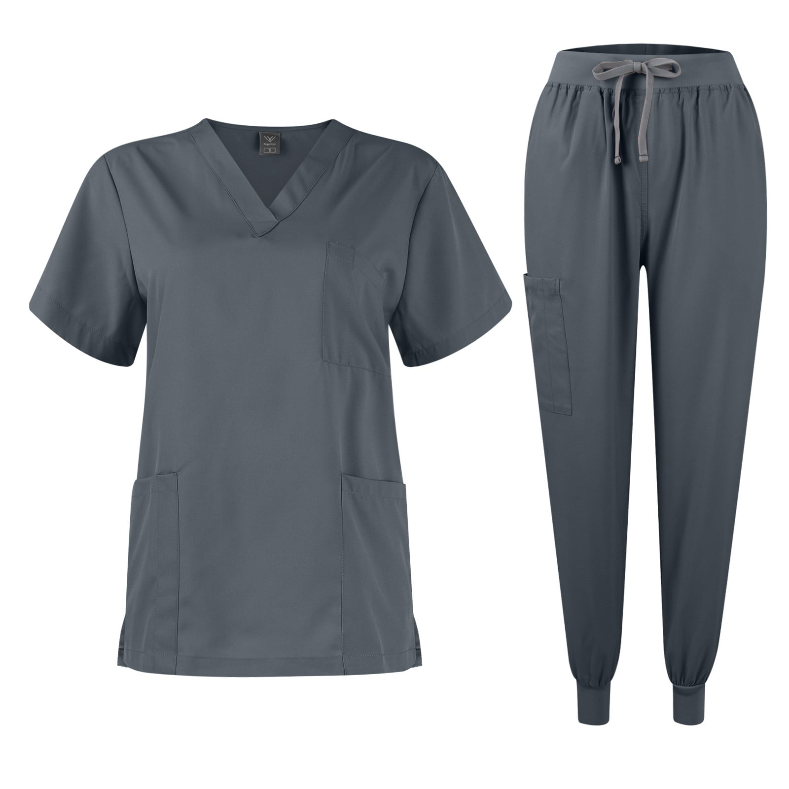 TQWQT Scrubs for Women Set Clearance Plus Size Nurse Uniforms Stretchy ...