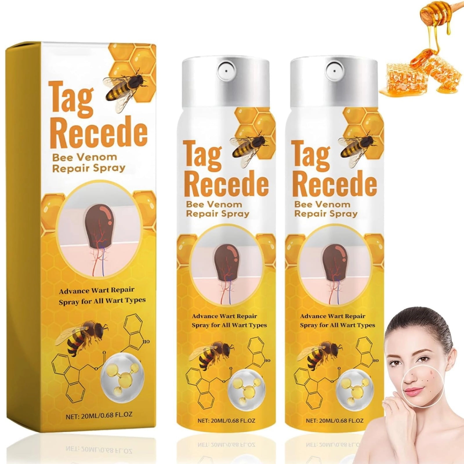 TQWQT 𝐓ag Bee Spray, Bee Repair Spray and 𝐓ags Spray for Women and Men ...