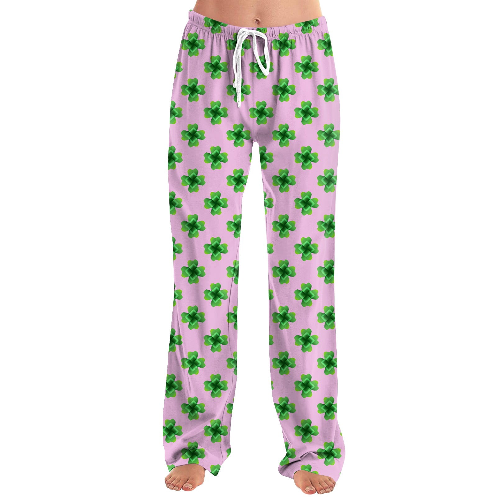 TQWQT Women's St. Patrick Day Pajama Pants Soft Pajama Pants Stretch ...