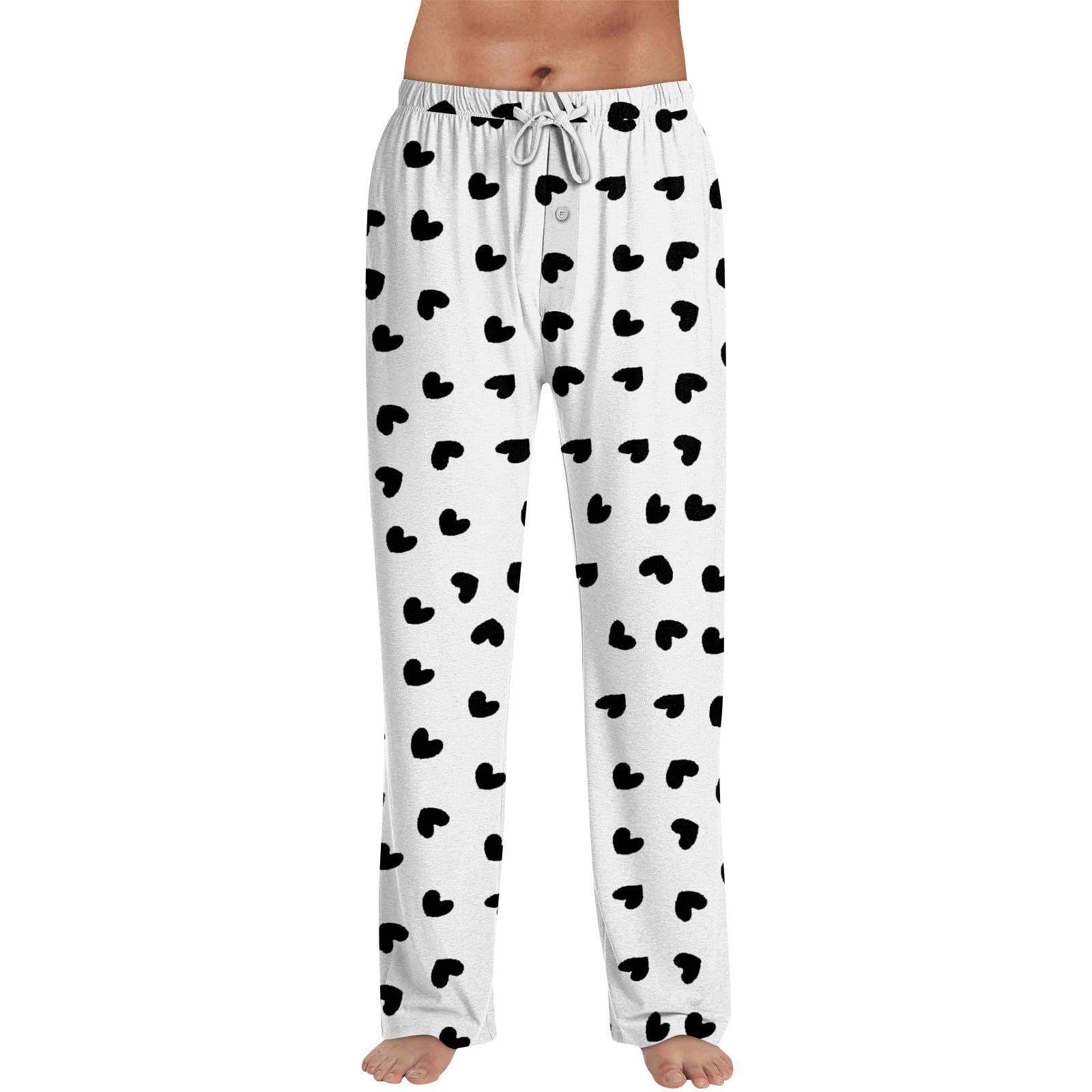 TQWQT Womens Pajama Pants Valentines Day Comfy Love Heart Pajama Pants ...