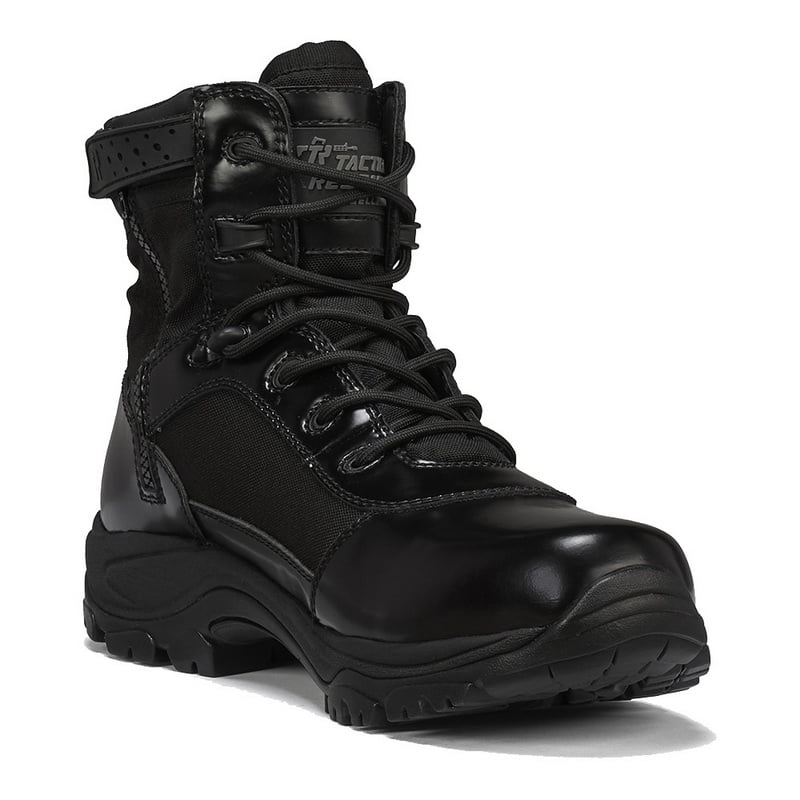 TR Belleville TR906Z Men's 6" Hot Weather High Shine Side-Zip Boot, Black- - Walmart.com