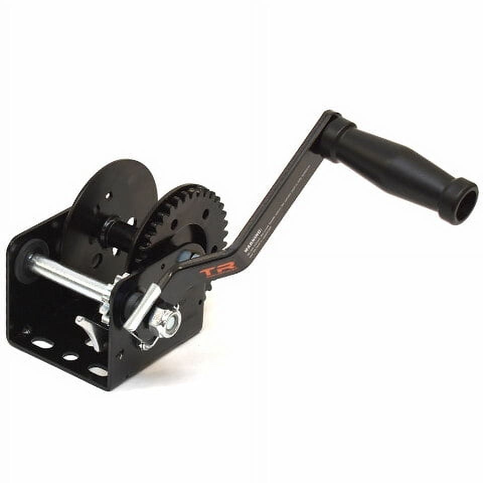 TR Industrial Boat Trailer Winch TR81510 | 600 Lb Black Zinc Plated ...