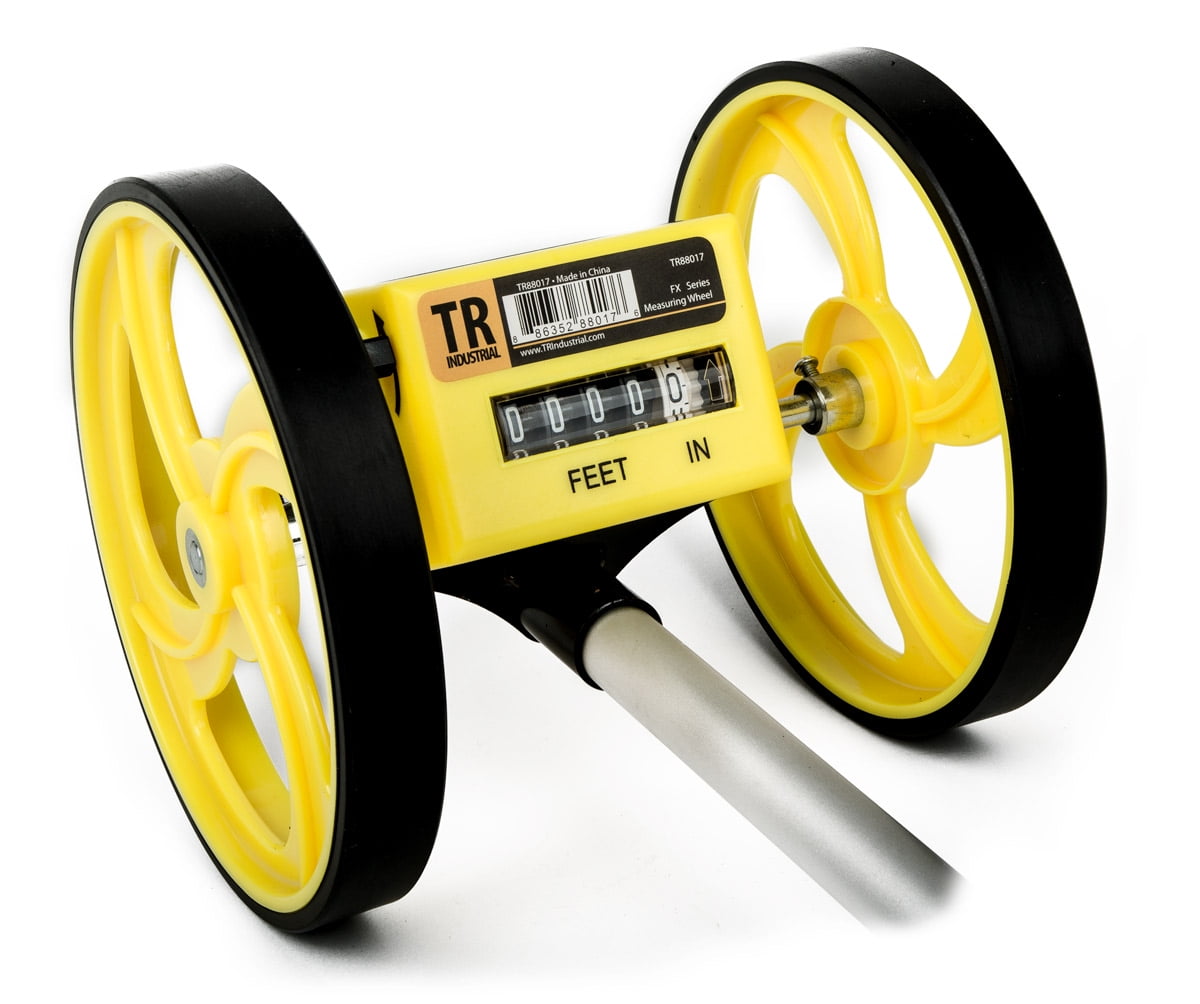 TR Industrial TR88017 FX Series Collapsible Measuring Wheel, Yellow ...