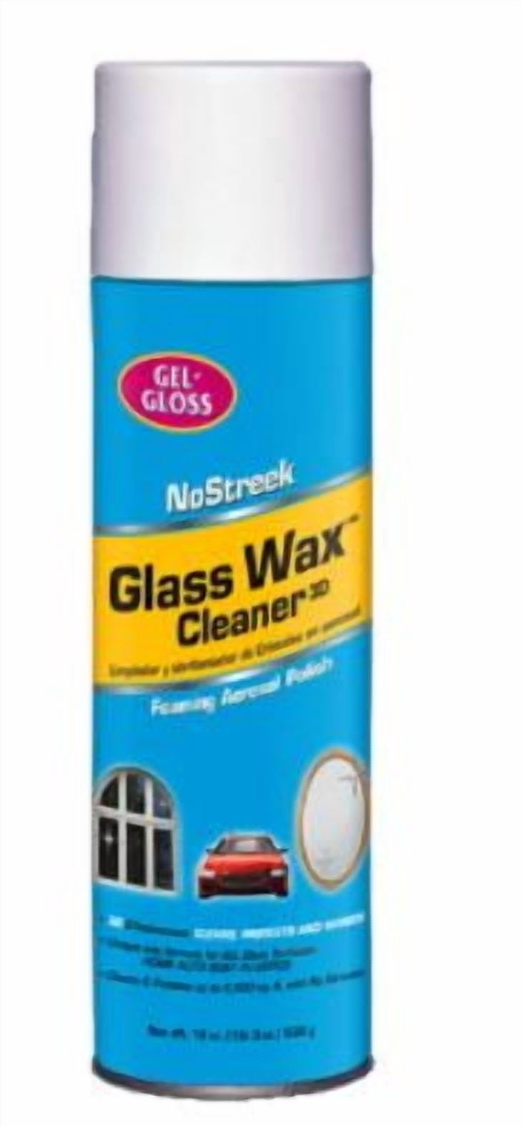 Gel-Gloss Spray Shine No Streek Glass Wax Polish, 19 Ounce Aerosol Can ...