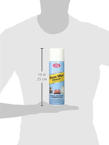 Gel-Gloss Spray Shine No Streek Glass Wax Polish, 19 Ounce Aerosol Can ...