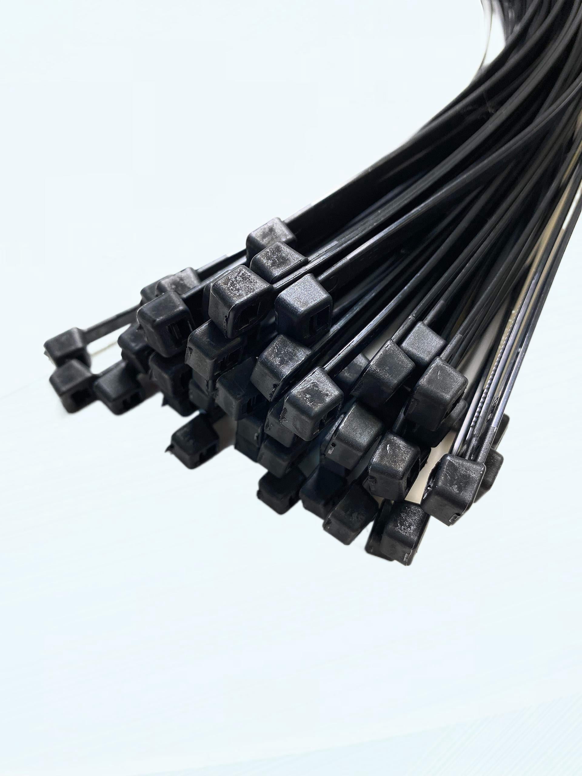 TR Long and Wide Nylon Plastic Cable Ties Extra Large Zip Ties Wrap ...
