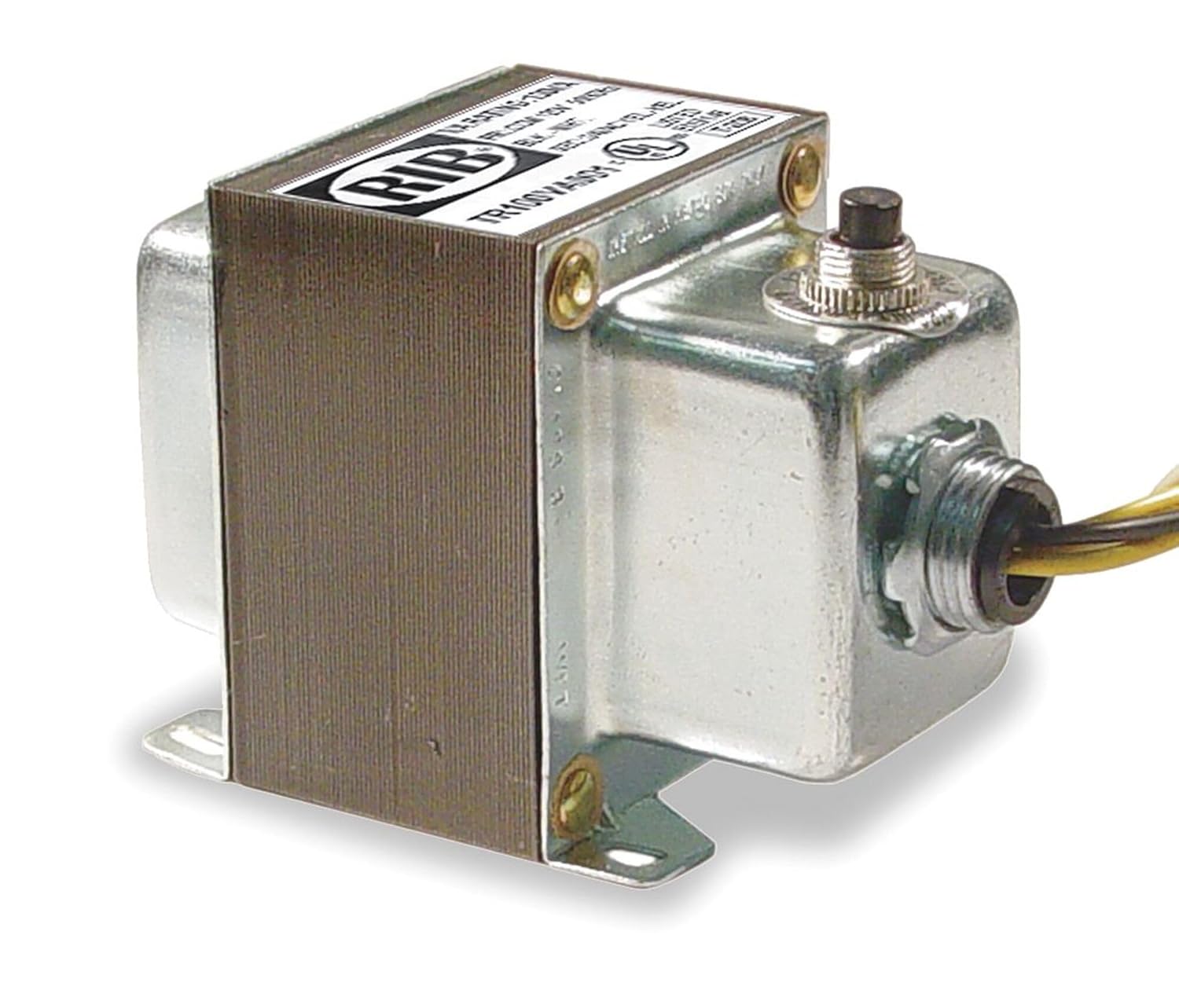 TR100VA001 Transformer, 100Va, 120 to 24 Vac, Circuit Breaker, Foot and ...