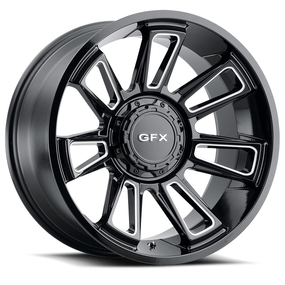 TR21 Custom Wheel 20x9 inch 6-135 Bolt-Pattern 12 Offset Gloss Black ...