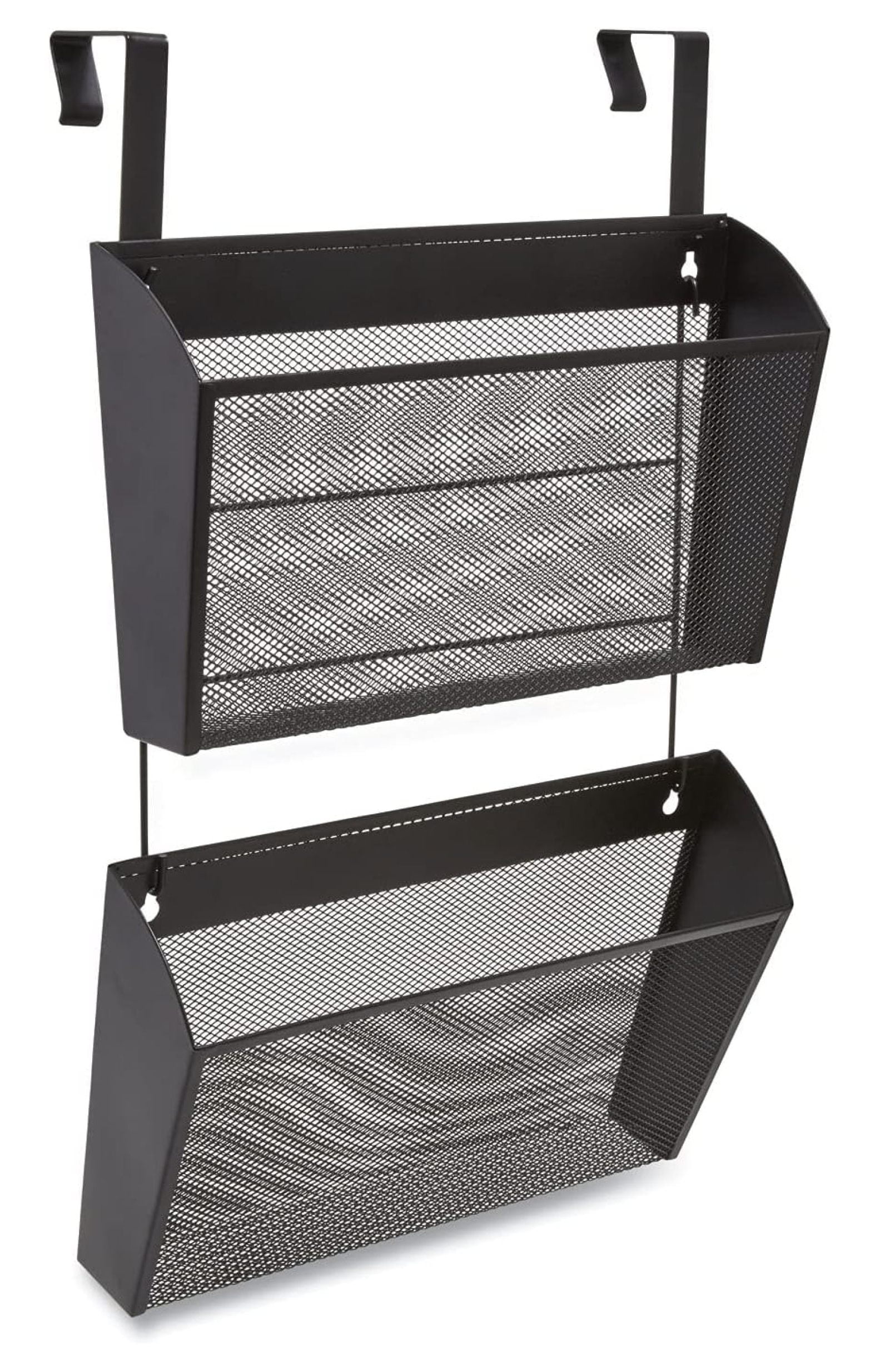 TR57580-CC 1-Pocket Mesh Letter Wall File, Black, 2/Pack - Walmart.com