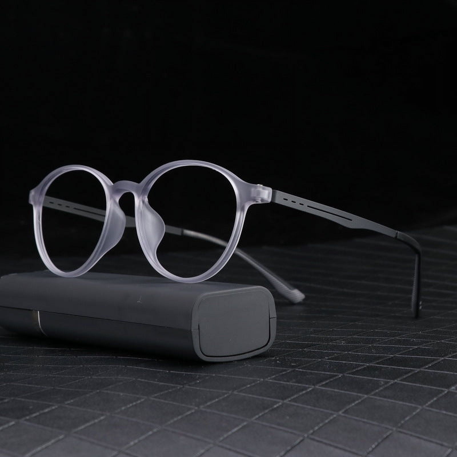 Retro Round Sunglasses with UV Protection Resin Lenses Full Frame ...