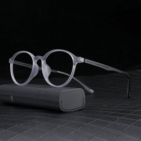 Retro Round Sunglasses with UV Protection Resin Lenses Full Frame ...