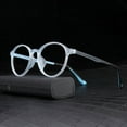 Retro Round Sunglasses with UV Protection and Resin Lenses Full Frame ...