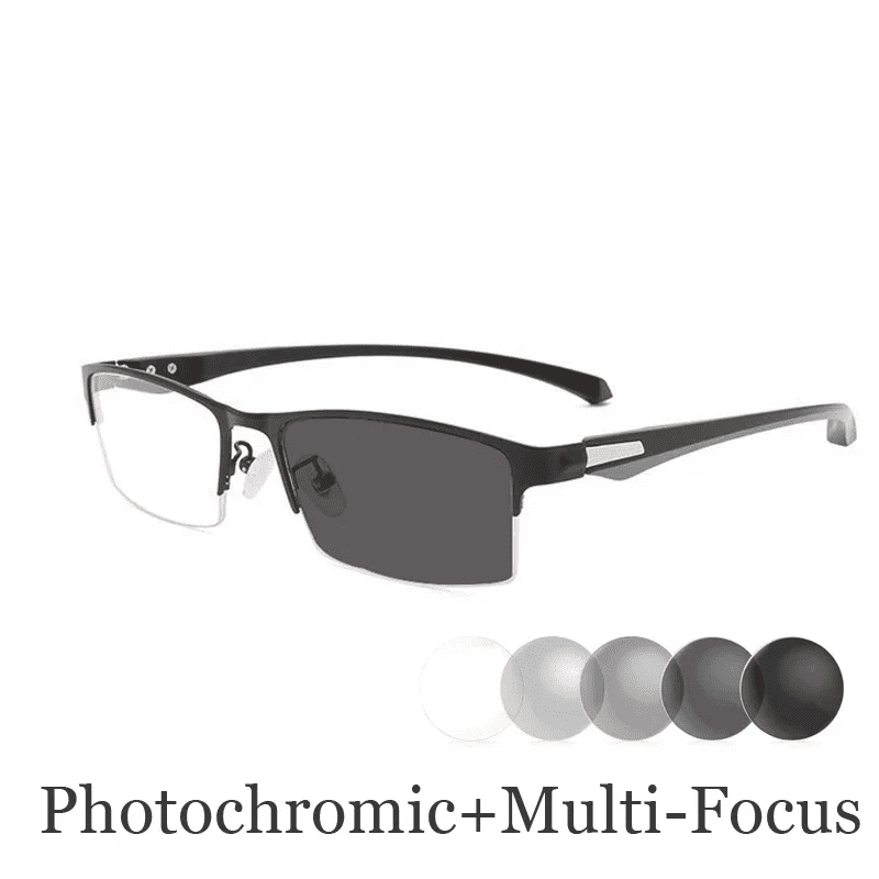 Tr90 Titanium Multifocal Reading Glasses Photochromic Men Women